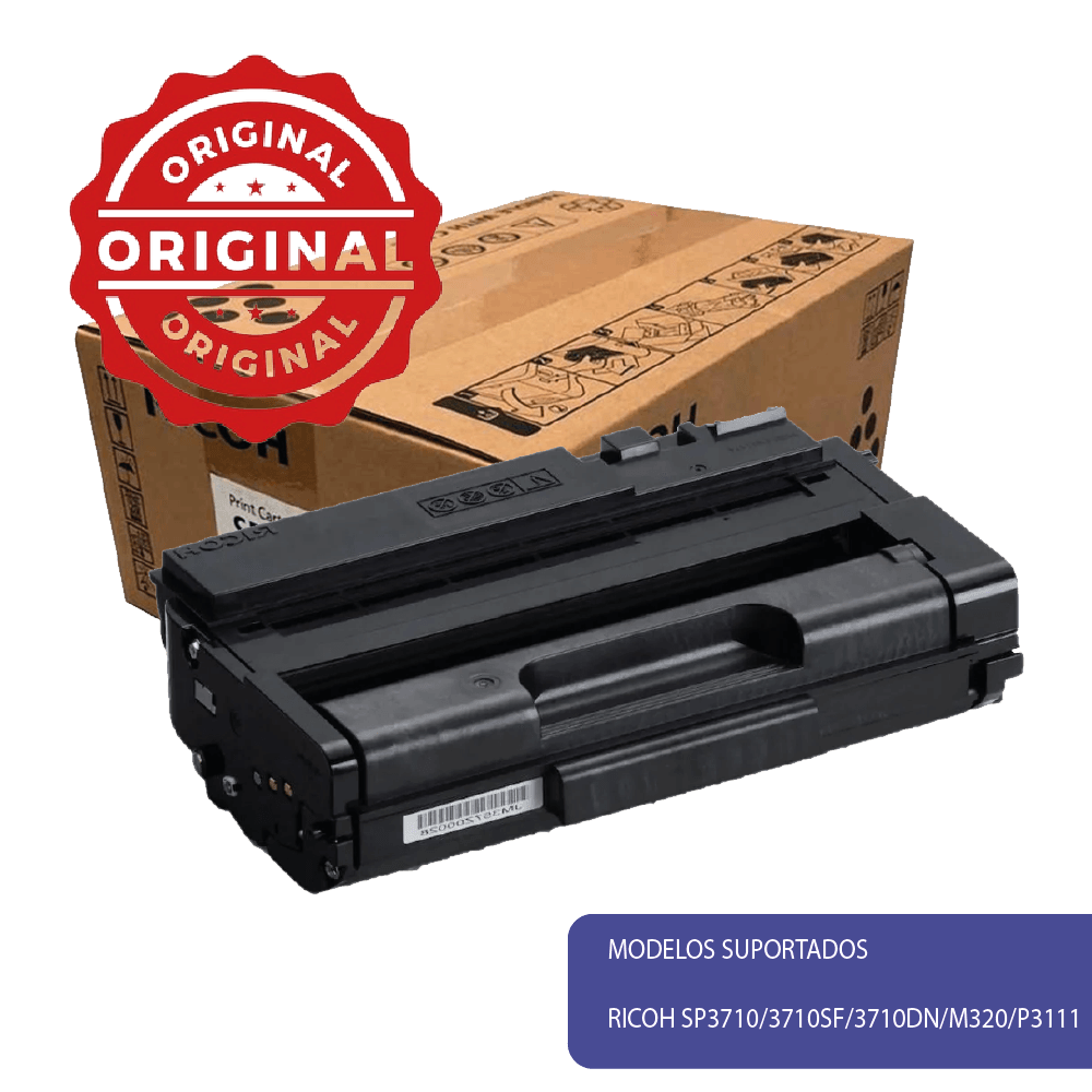 CARTUCHO DE TONER RICOH SP3710/M 320/P311 RETO -ORIGINAL - Distrivisa CARTUCHO DE TONER RICOH SP3710/M 320/P311 RETO -ORIGINAL - Distrivisa
